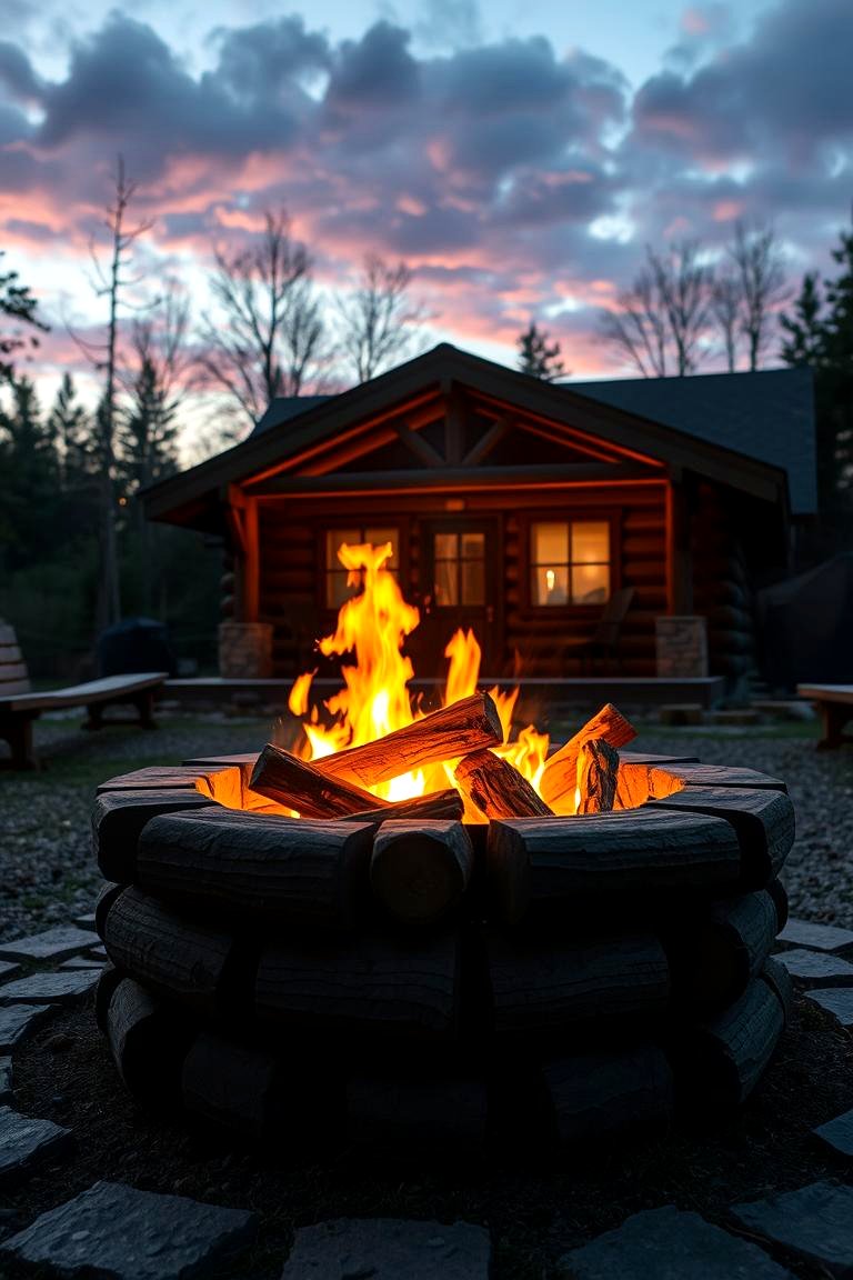 22 Rustic Fire Pit Ideas for Cozy Outdoor Gatherings Year-Round - Lost ...