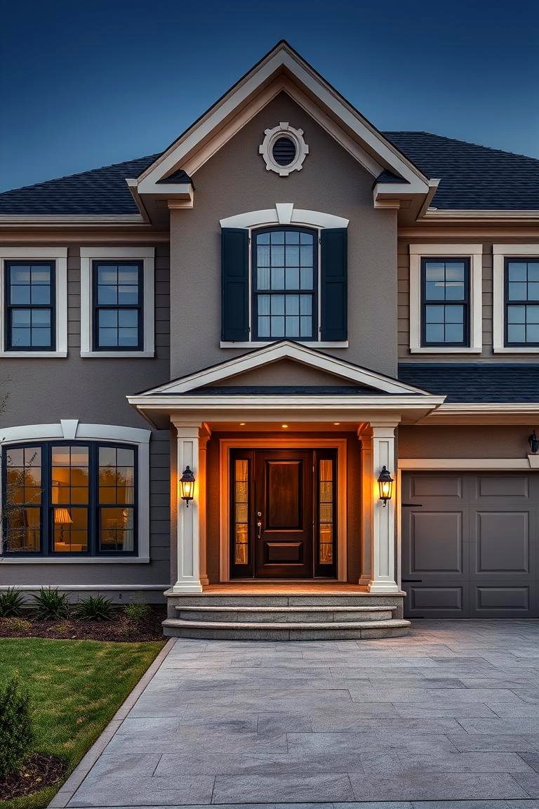22 Greige Exterior Paint Colors for Modern Home Facades - Lost At E Minor