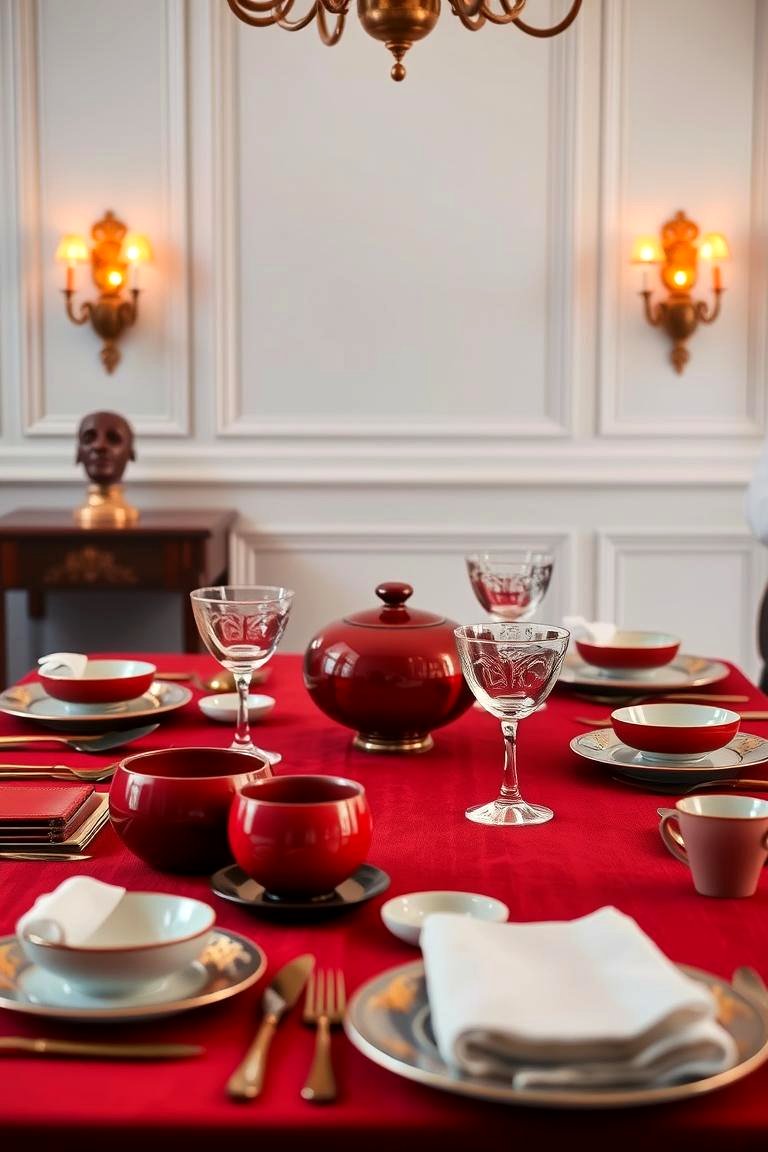 22 Inviting Red Dining Room Ideas for Memorable Meals - Lost At E Minor