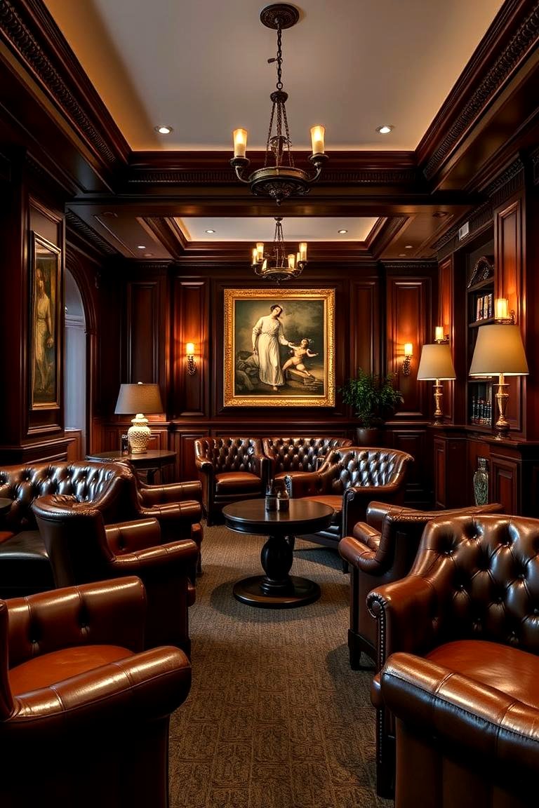 22 Cigar Room Ideas for Luxurious Home Lounges - Lost At E Minor