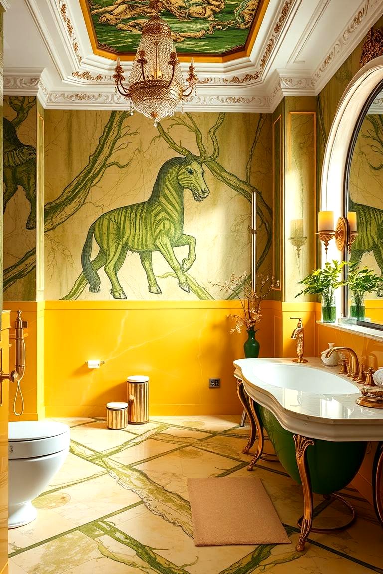 22 Yellow & Green Bathroom Ideas for Fresh Spaces - Lost At E Minor