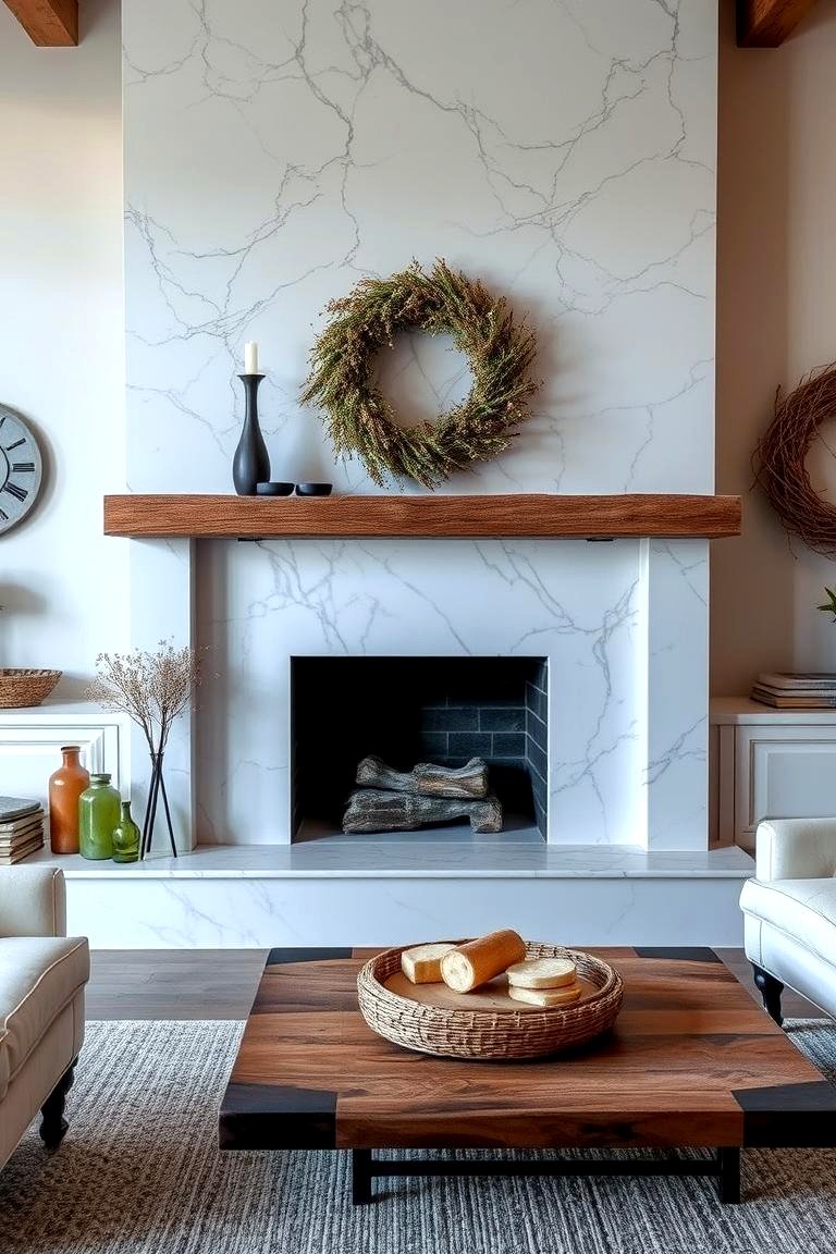22 French Country Fireplace Design Inspirations - Lost At E Minor