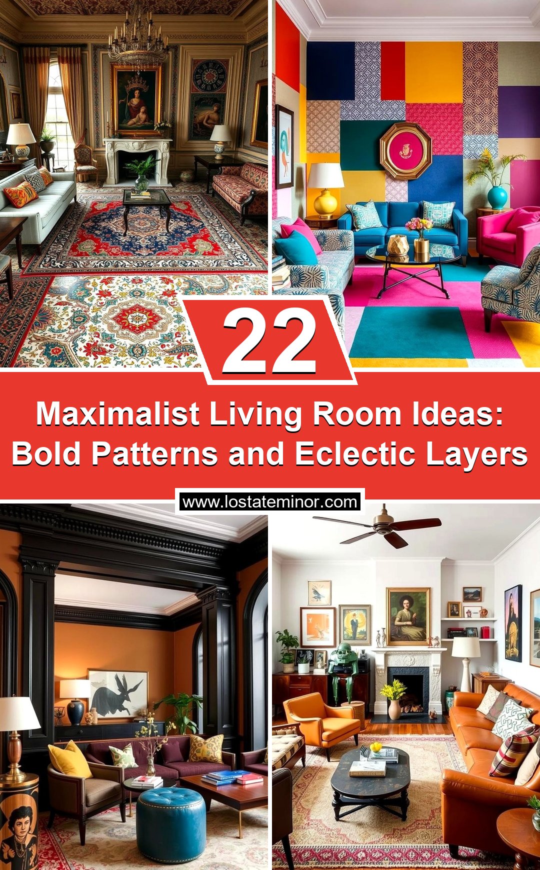 22 Maximalist Living Room Ideas: Bold Patterns & Eclectic Layers - Lost ...
