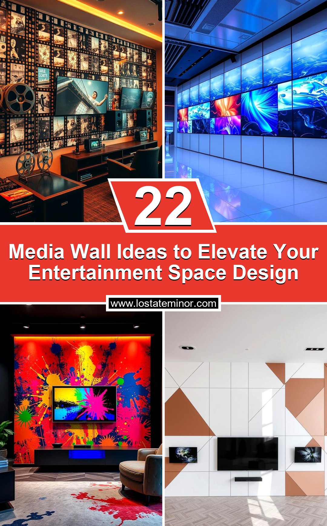 22 Media Wall Ideas to Elevate Your Entertainment Space Design - Lost ...