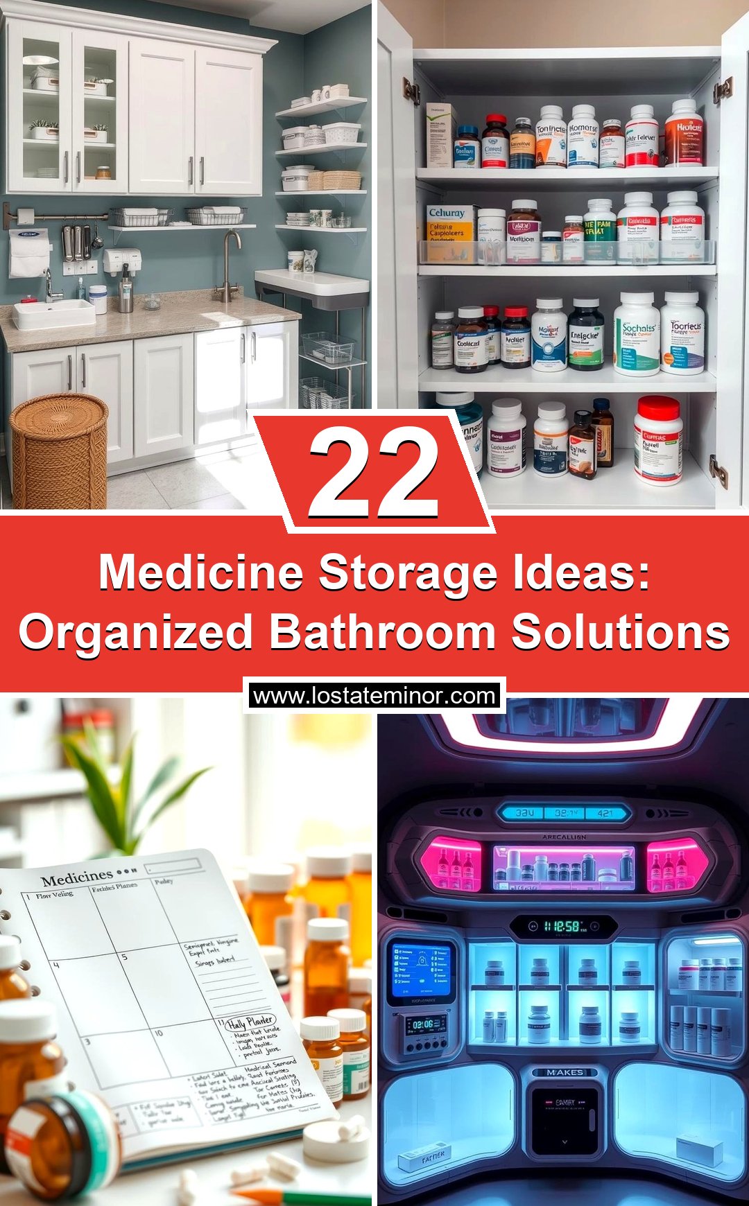22 Medicine Storage Ideas: Organized Bathroom Solutions - Lost At E Minor