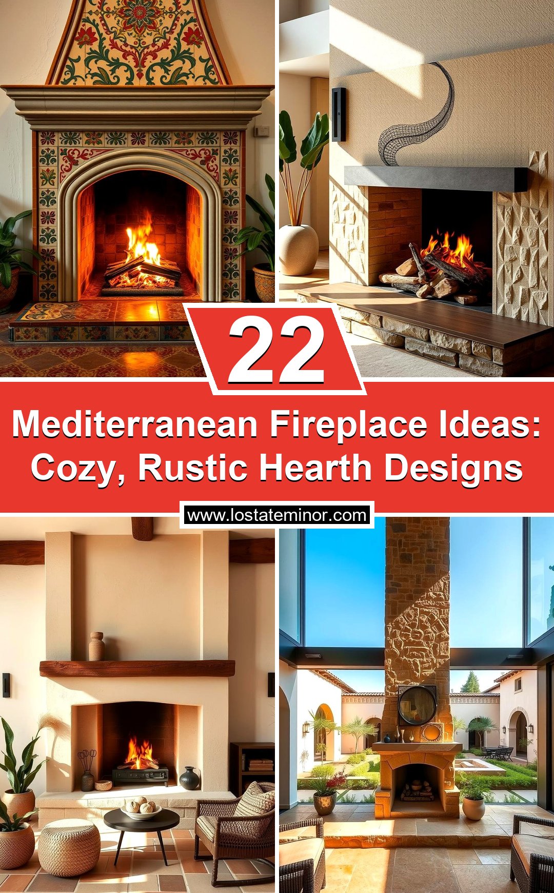 22 Mediterranean Fireplace Ideas: Cozy, Rustic Hearth Designs - Lost At ...