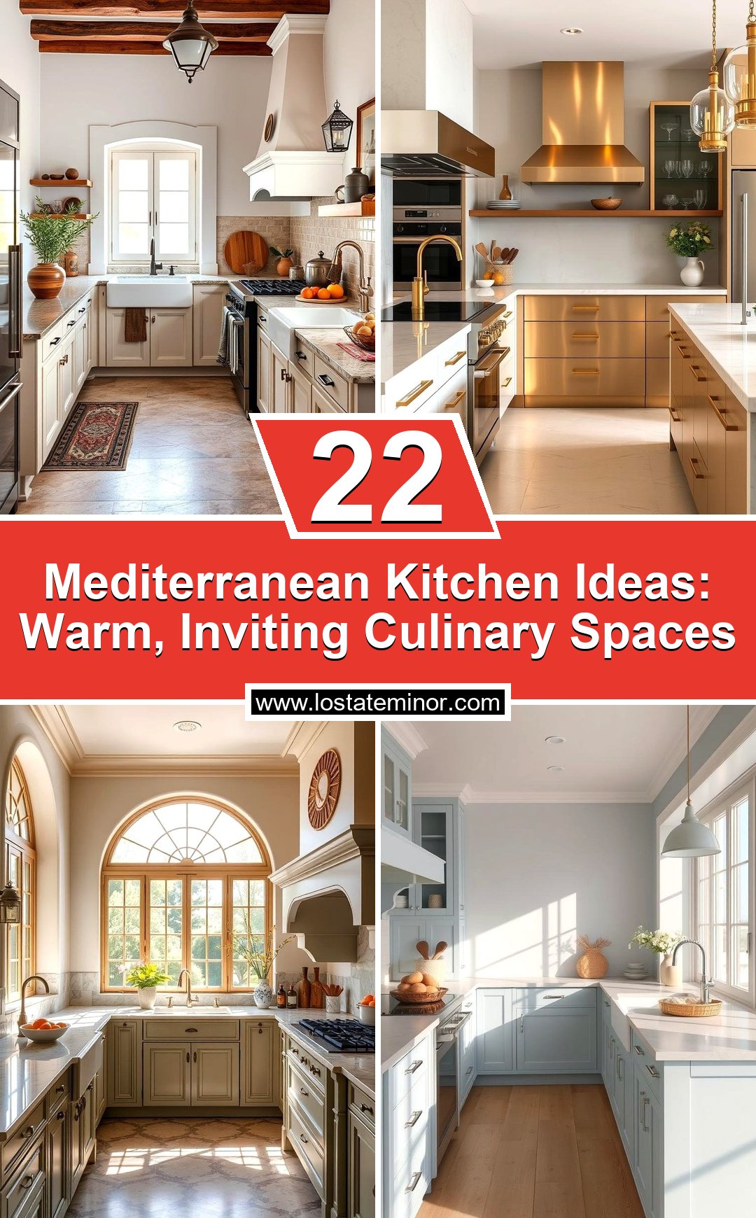 22 Mediterranean Kitchen Ideas: Warm, Inviting Culinary Spaces - Lost ...
