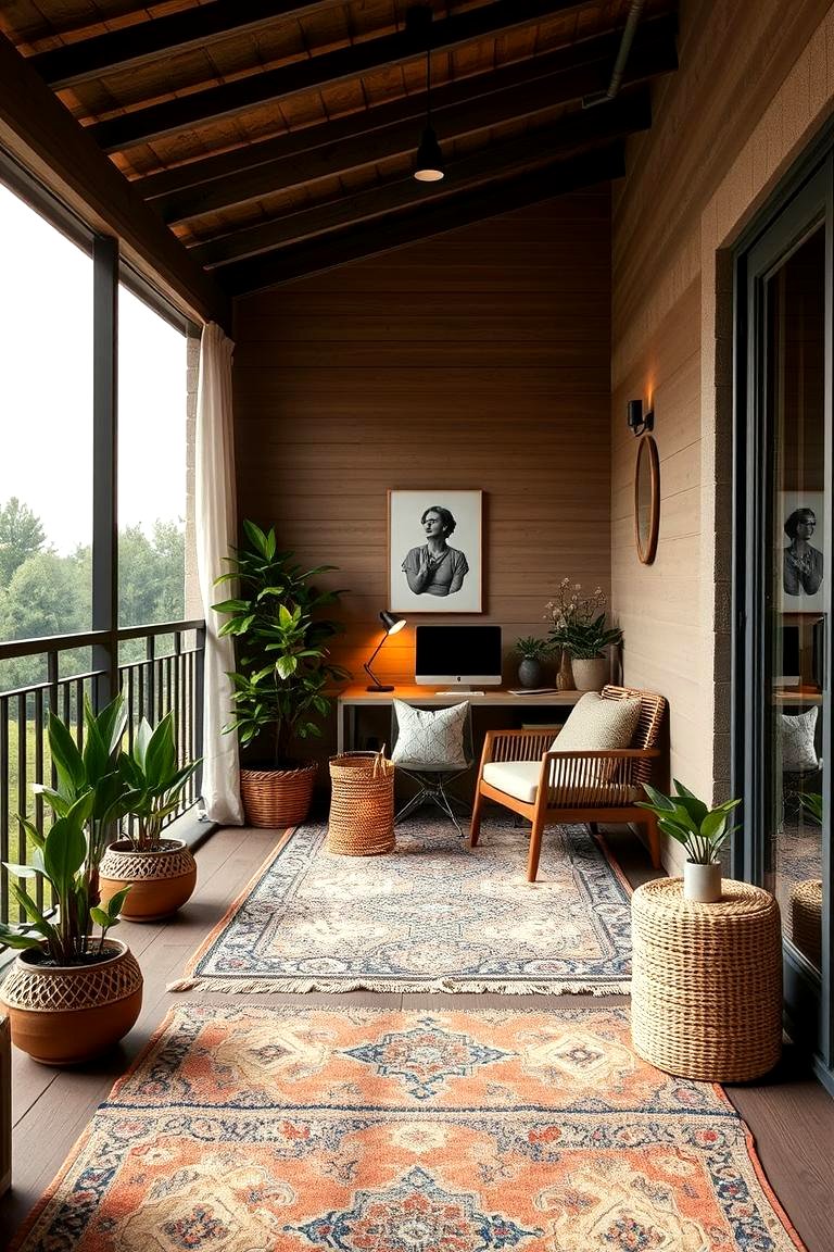 22 Balcony Office Ideas for Productive Outdoor Workspaces - Lost At E Minor
