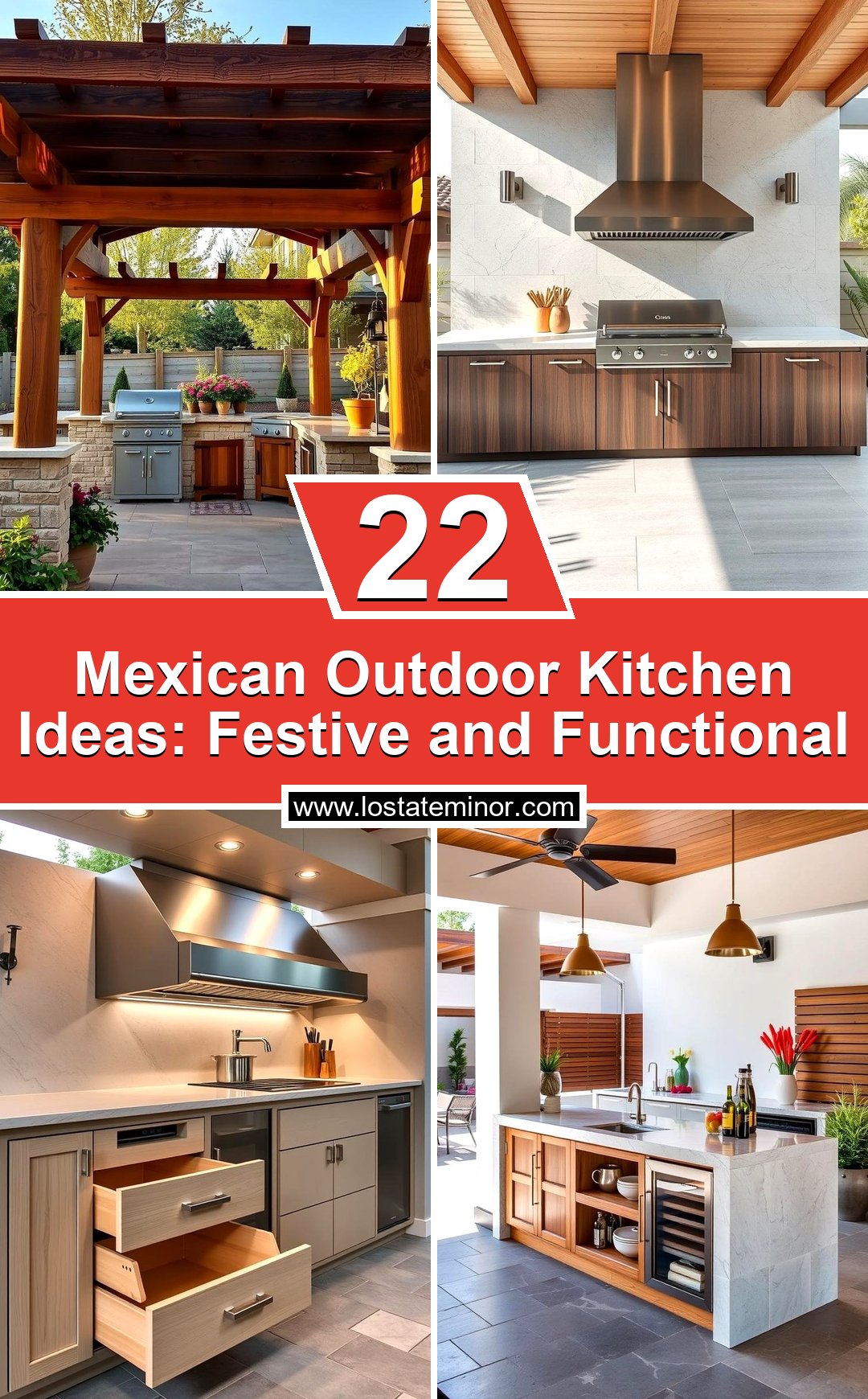 22 Mexican Outdoor Kitchen Ideas: Festive & Functional - Lost At E Minor