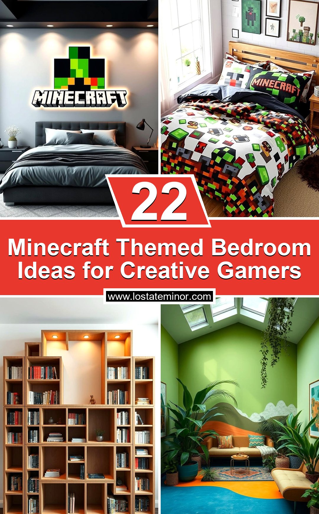 22 Minecraft Themed Bedroom Ideas for Creative Gamers - Lost At E Minor