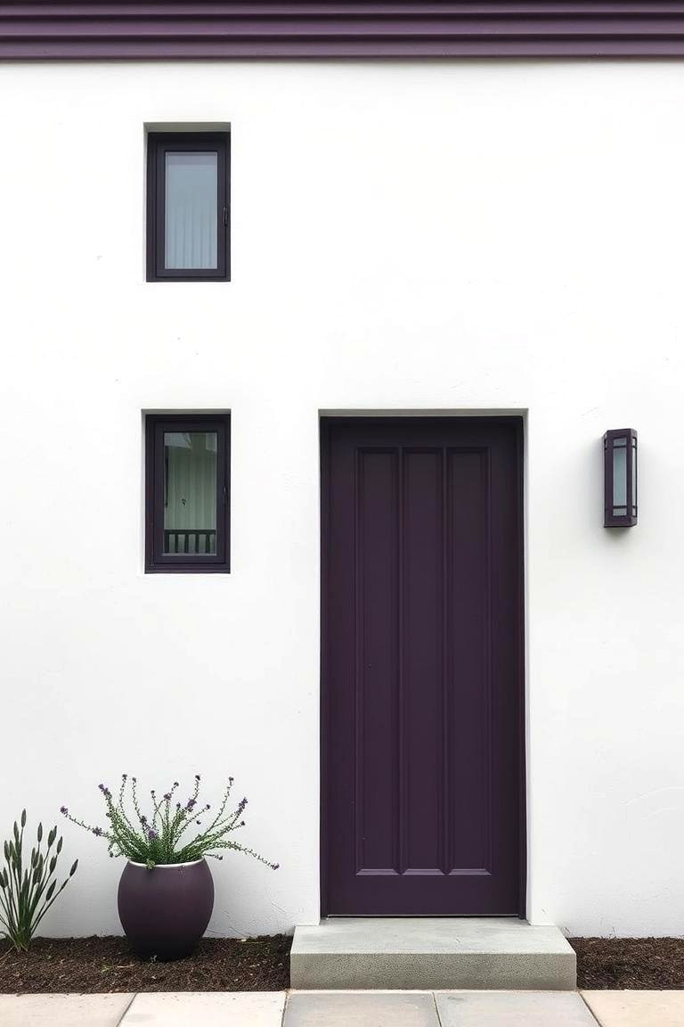 22 Stunning Purple House Exterior Ideas to Boost Curb Appeal - Lost At ...