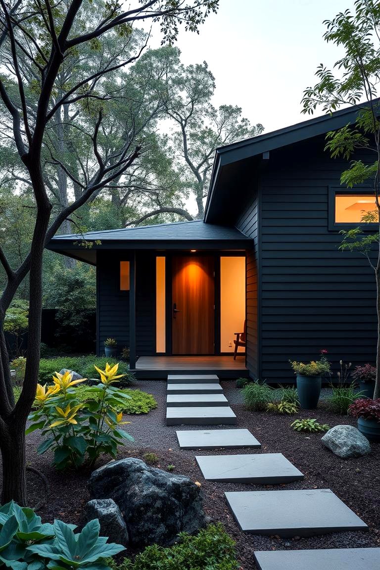 22 Black Siding House Exterior Ideas for Bold Modern Facades - Lost At ...