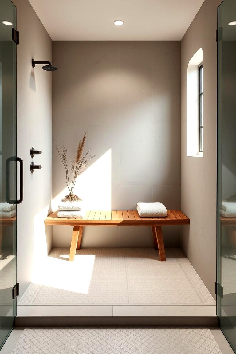 22 Functional Walk-In Shower Ideas With Bench Seating - Lost At E Minor