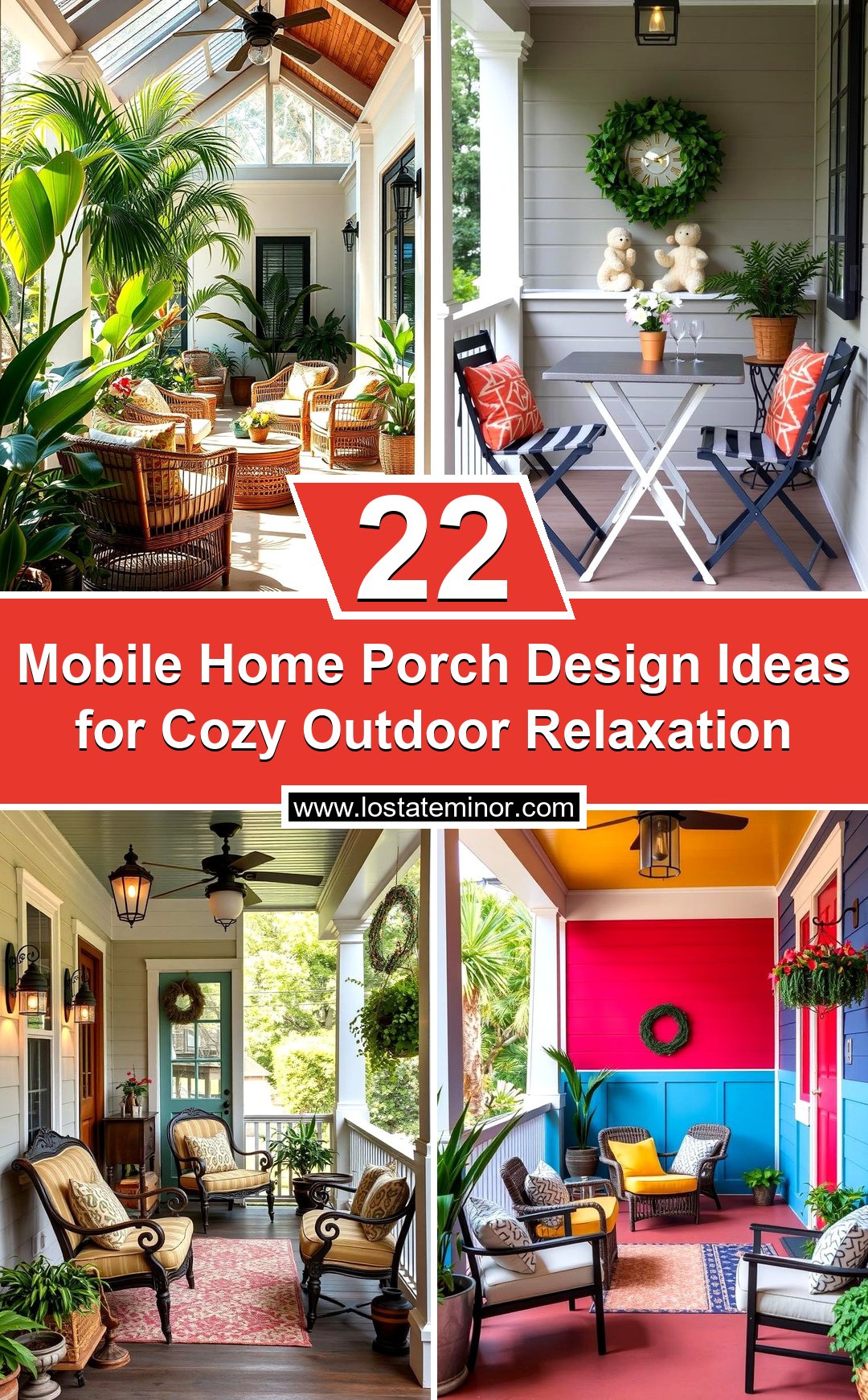 22 Mobile Home Porch Design Ideas for Cozy Outdoor Relaxation - Lost At ...