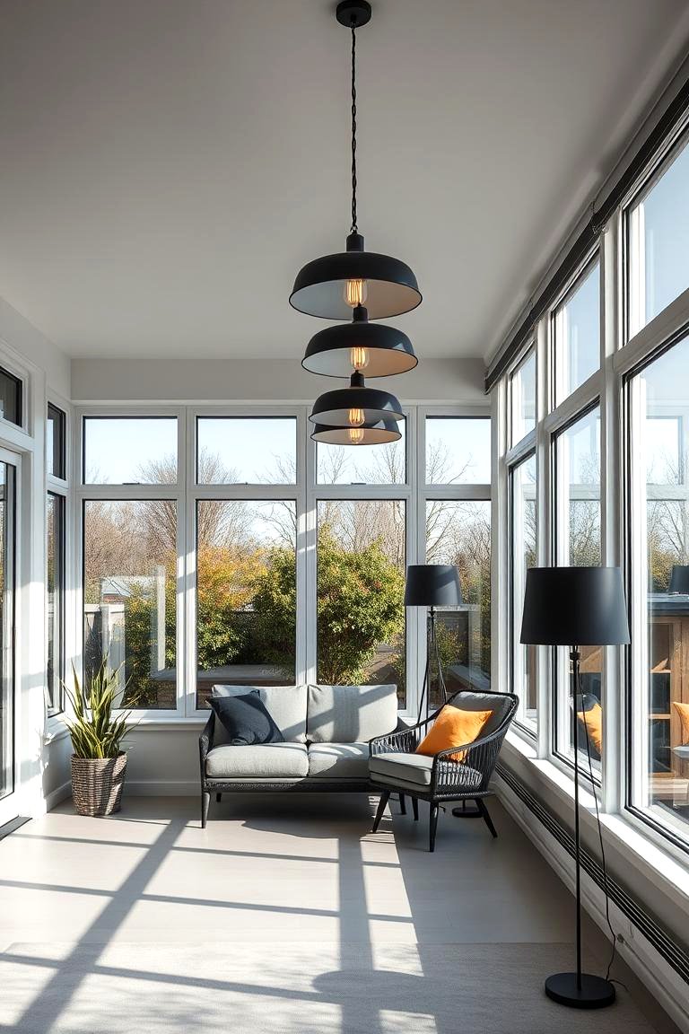 22 Black Sunroom Ideas to Create a Cozy & Inviting Retreat - Lost At E ...