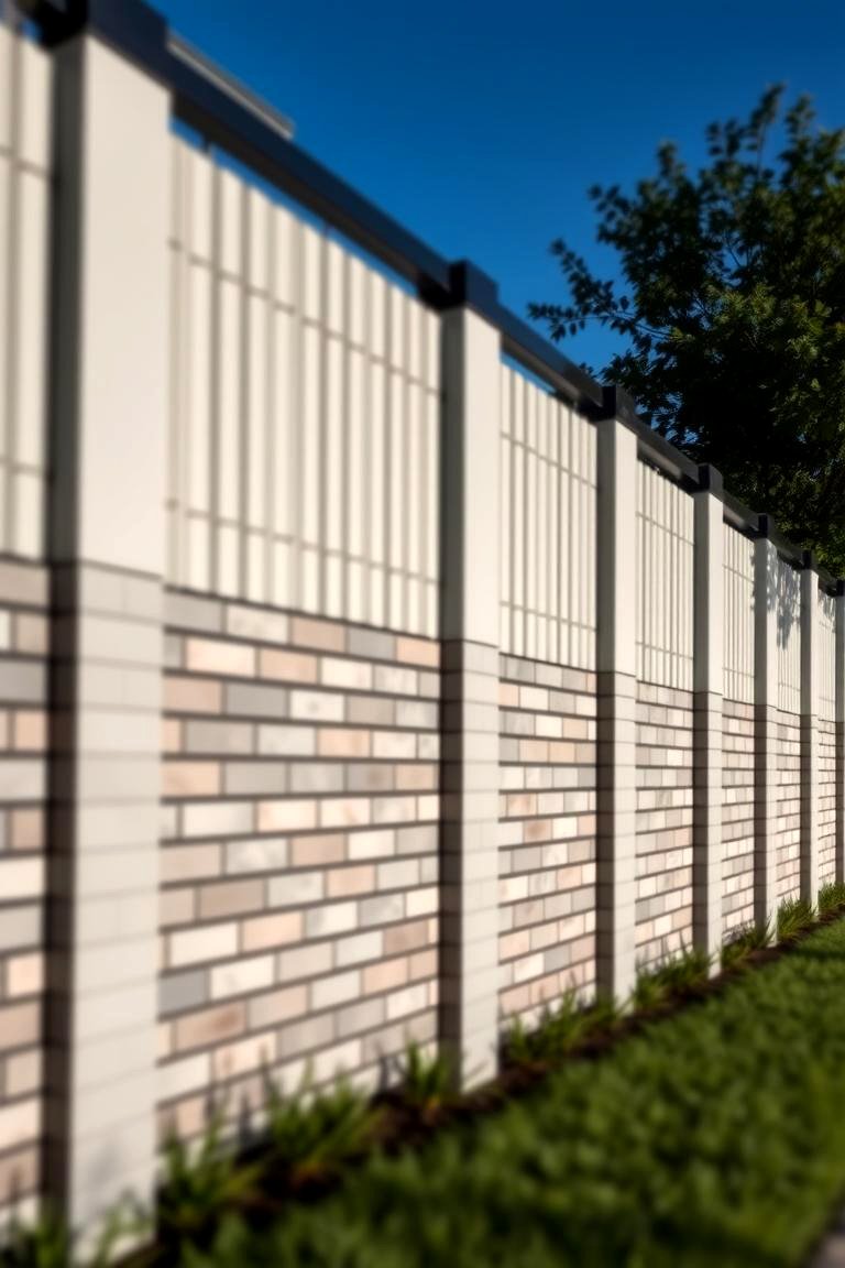 22 Brick Fence Designs for Privacy and Classic Style - Lost At E Minor