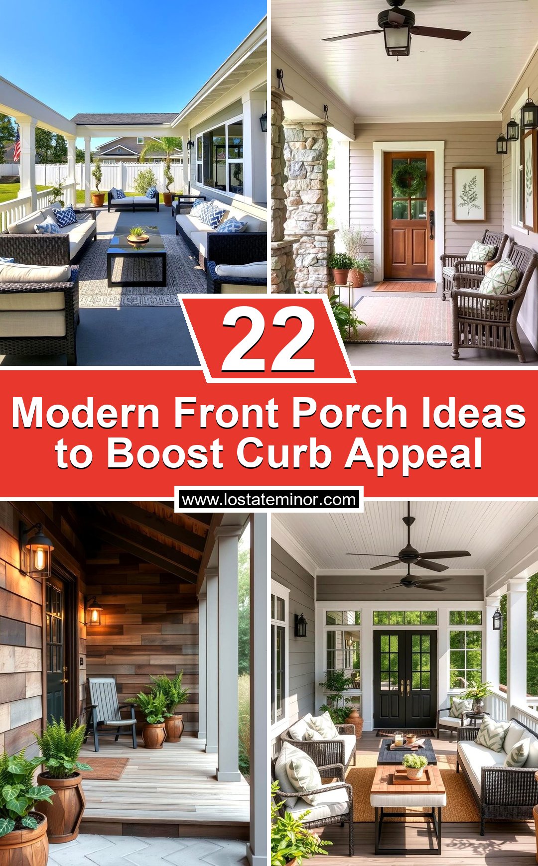 22 Modern Front Porch Ideas to Boost Curb Appeal - Lost At E Minor