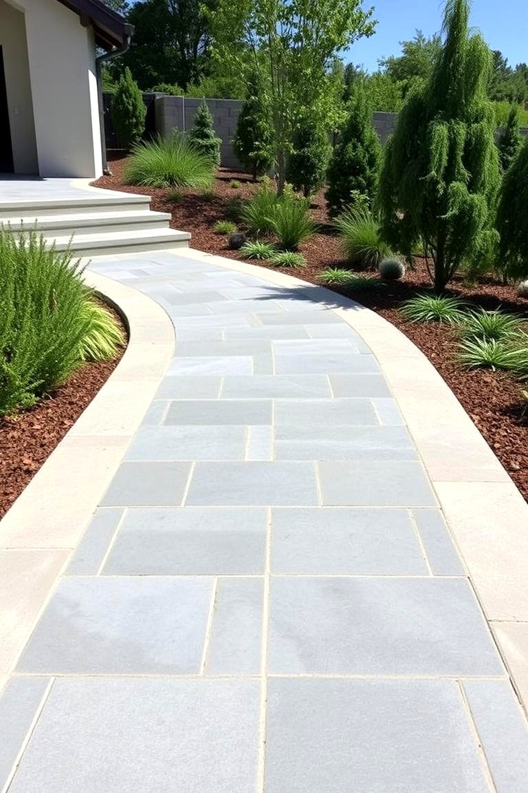 22 Bluestone Walkway Designs to Elevate Your Outdoor Space - Lost At E ...