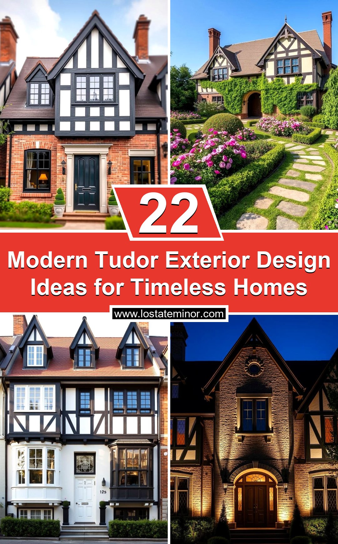 22 Modern Tudor Exterior Design Ideas for Timeless Homes - Lost At E Minor