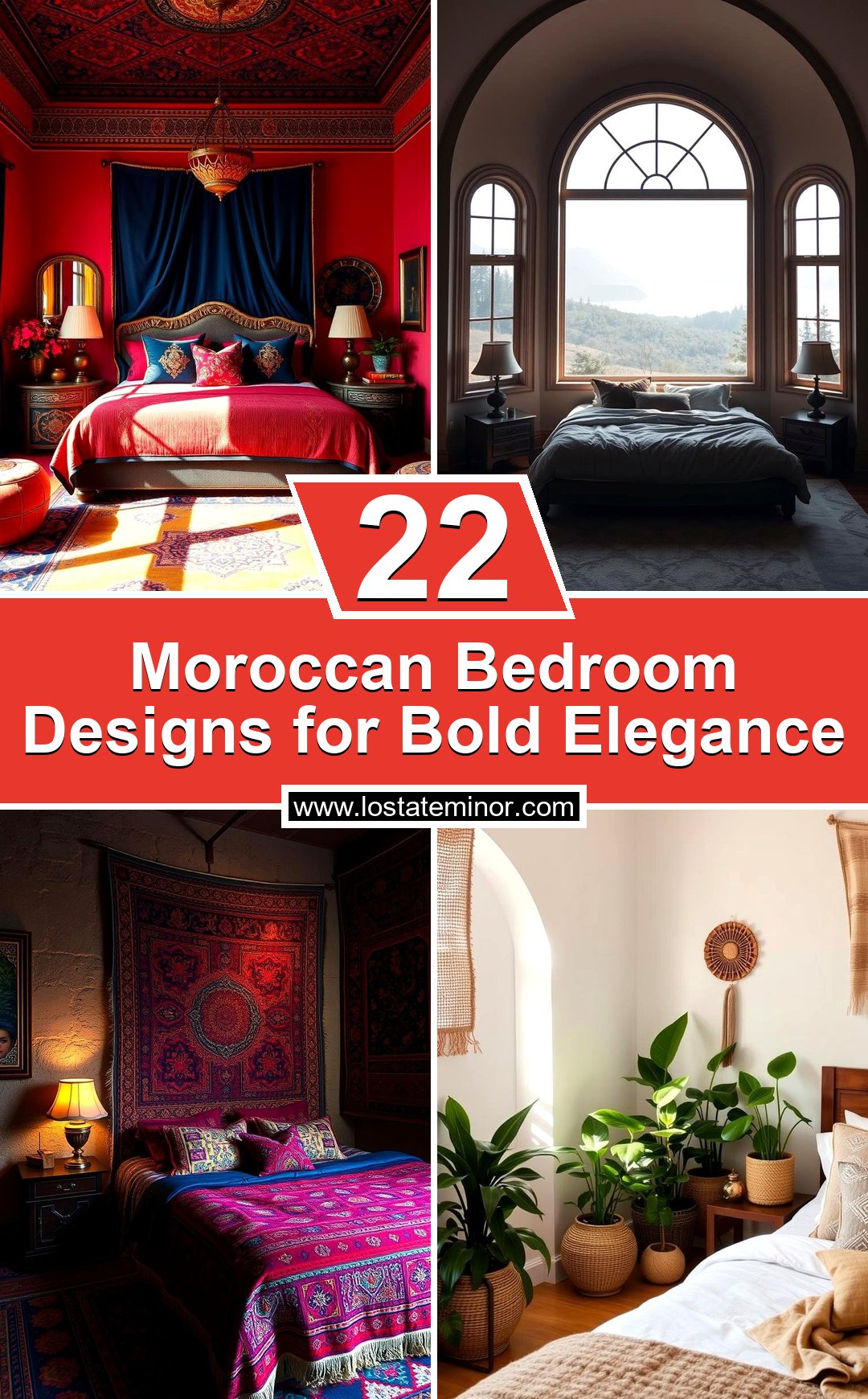 22 Moroccan Bedroom Designs for Bold Elegance - Lost At E Minor