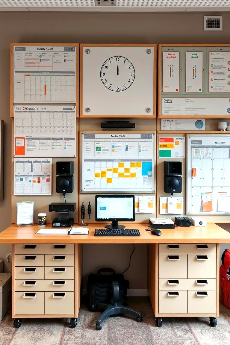 22 Command Center Organization Ideas for Efficient Homes - Lost At E Minor