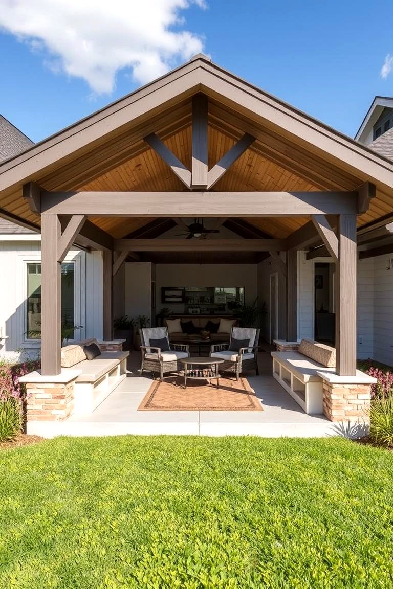 22 Car Porch Ideas to Elevate Your Home’s Exterior Design - Lost At E Minor