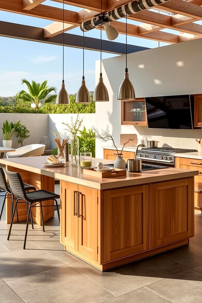 22 Stylish Lanai Kitchen Ideas for Indoor-Outdoor Cooking and Dining ...