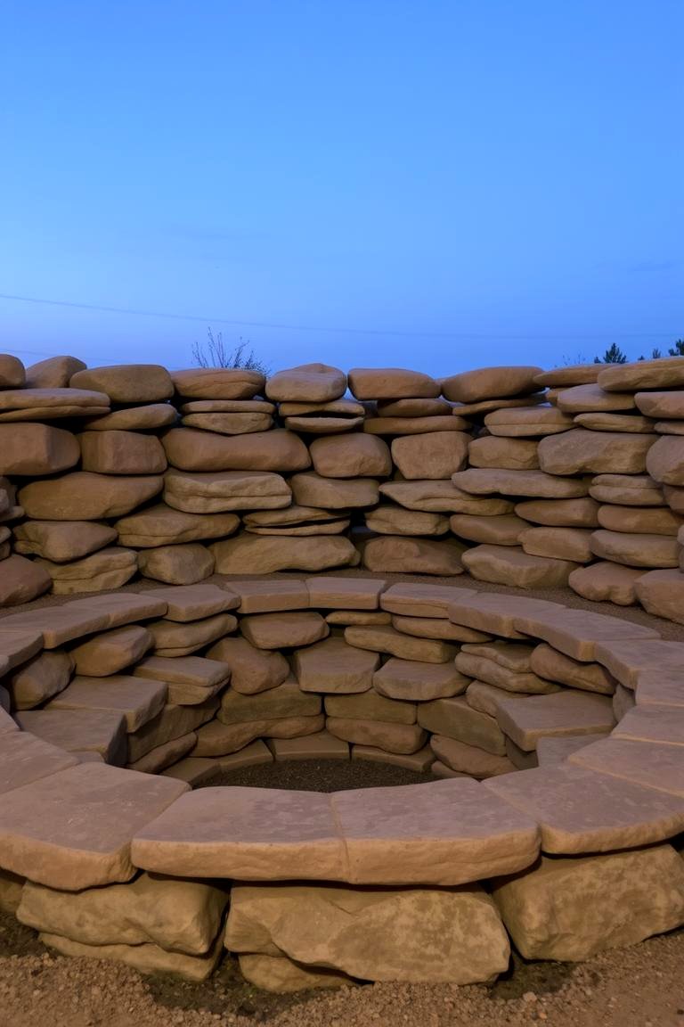 22 Stunning Rock Fire Pit Ideas for Outdoor Gatherings - Lost At E Minor