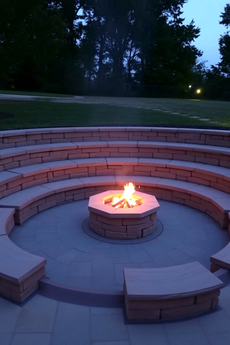 22 Stone Fire Pit Ideas for Cozy Outdoor Gatherings - Lost At E Minor