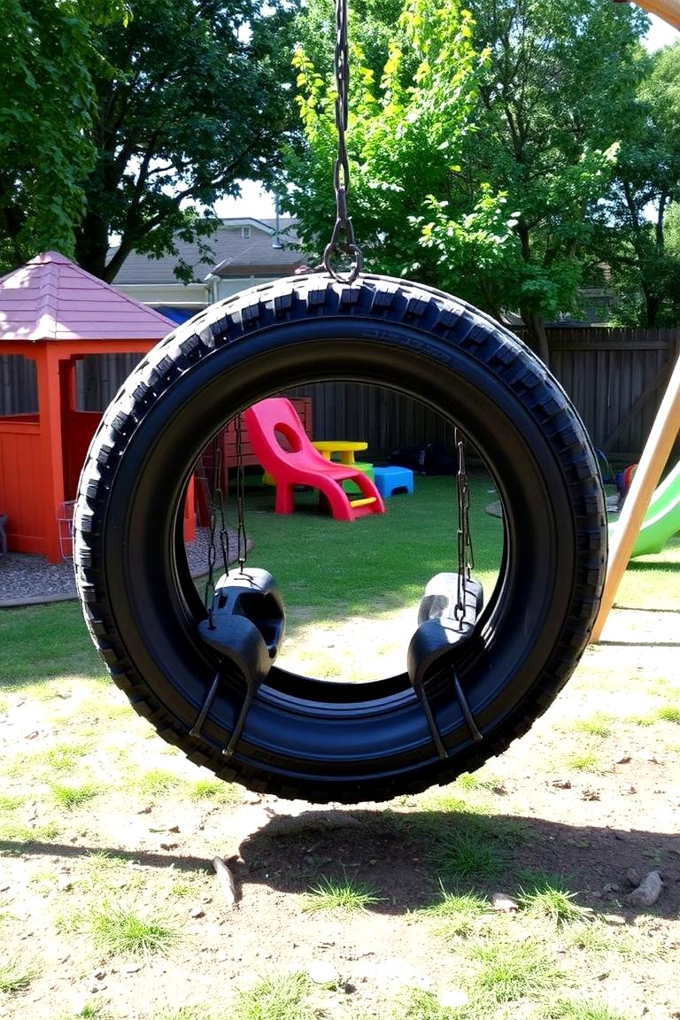 22 Tire Swing Ideas for Backyard Fun & Nostalgia - Lost At E Minor