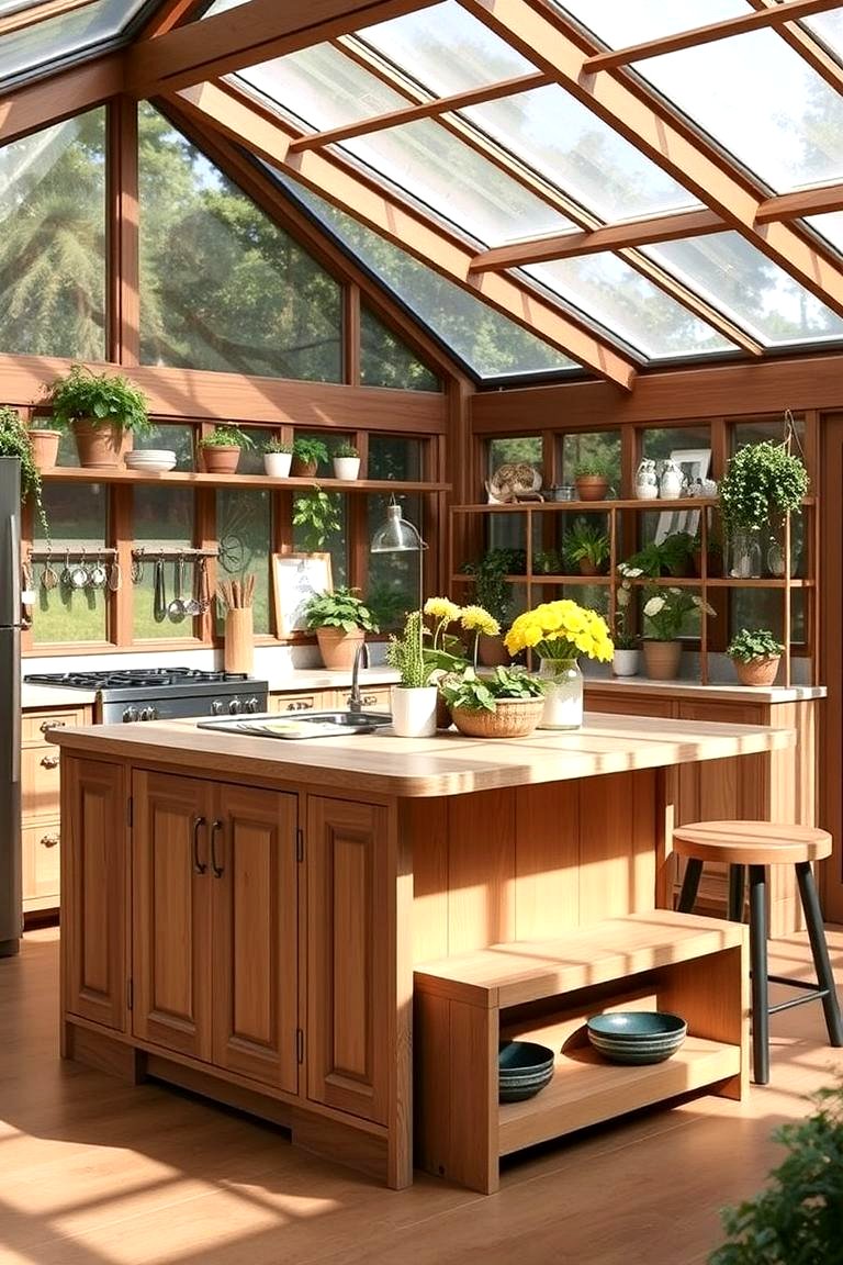 22 Greenhouse Kitchen Design Ideas for Modern Homes - Lost At E Minor