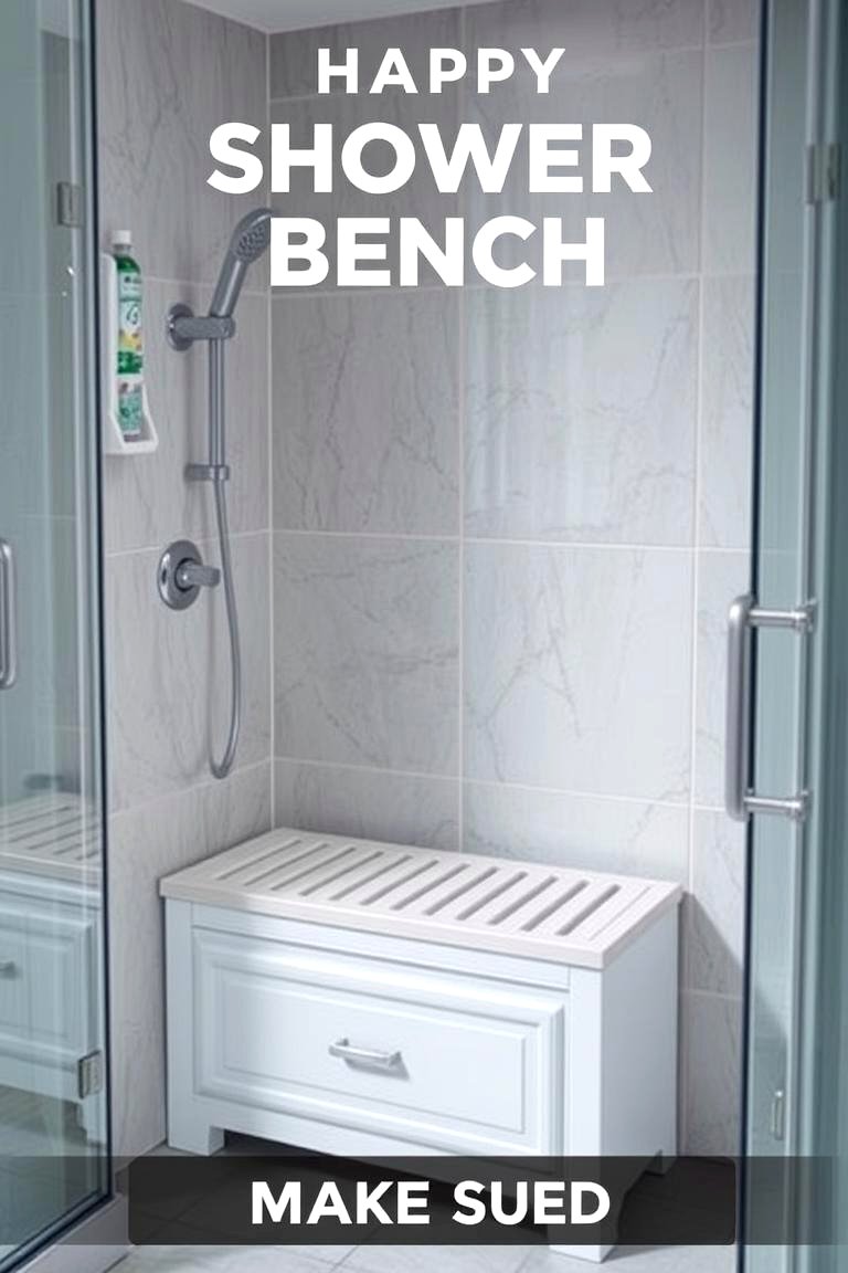 22 Shower Bench Ideas for Comfortable Bathing Spaces - Lost At E Minor