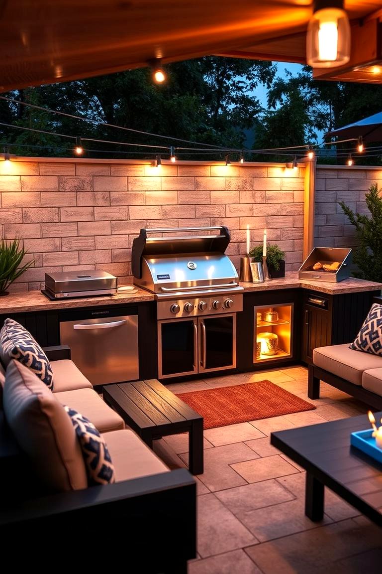 22 BBQ Area Ideas for Ultimate Outdoor Entertaining - Lost At E Minor