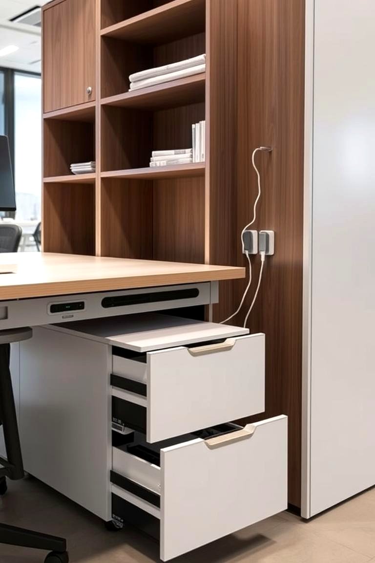 22 Creative Office Storage Ideas for Organized Workspaces - Lost At E Minor