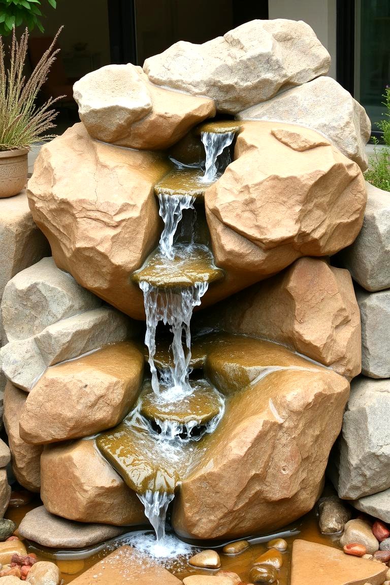 22 Elegant Pool Fountain Ideas for a Serene Outdoor Oasis - Lost At E Minor