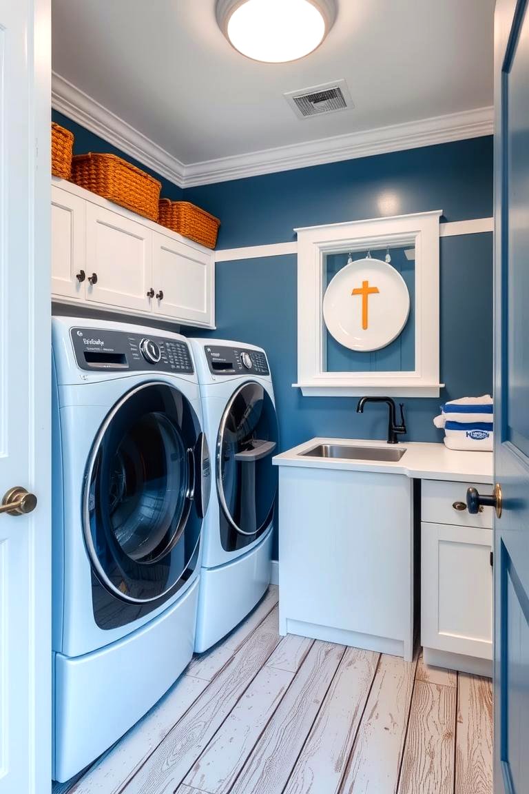 22 Blue Laundry Room Ideas for a Cheerful Workspace - Lost At E Minor