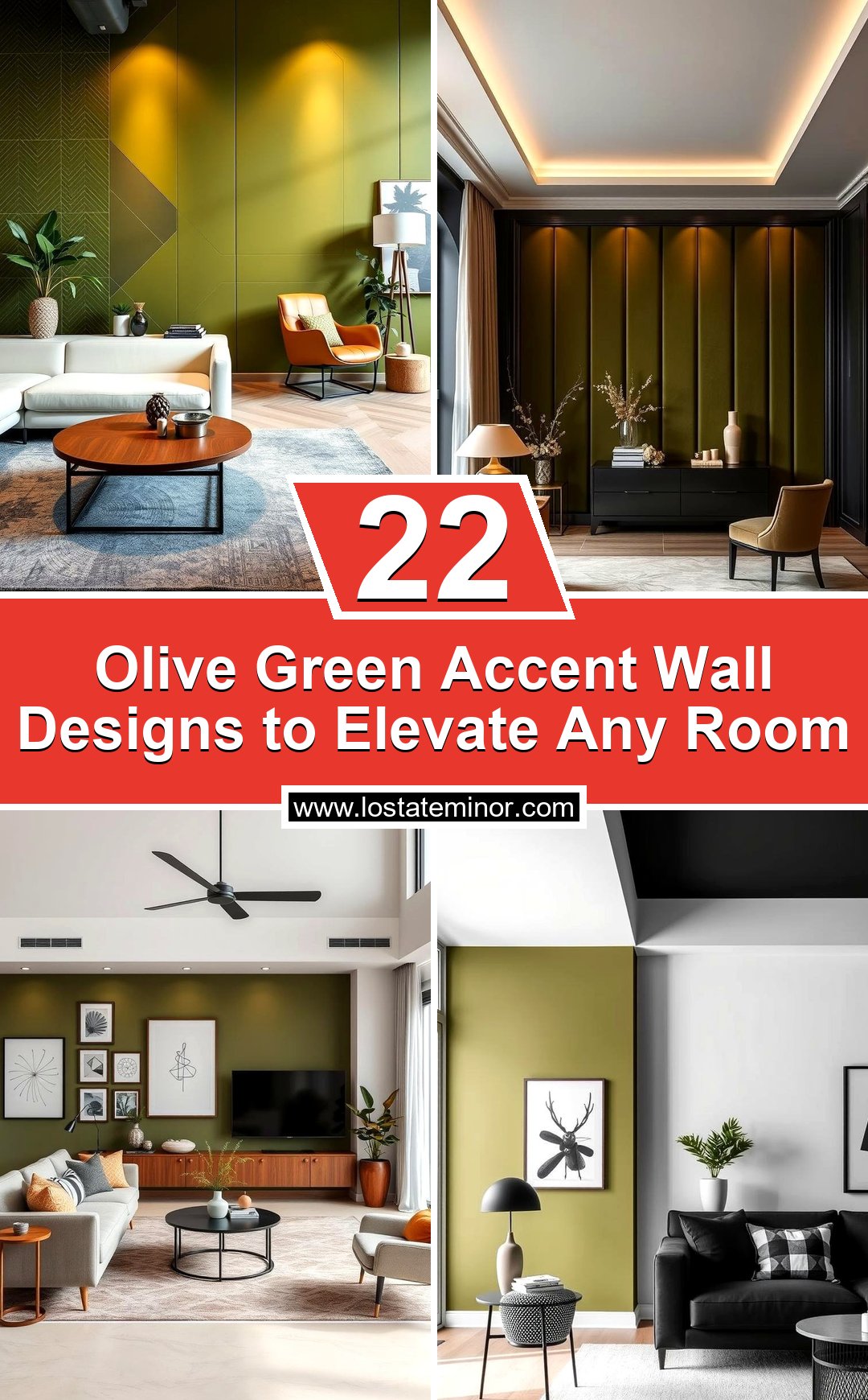 22 Olive Green Accent Wall Designs to Elevate Any Room - Lost At E Minor