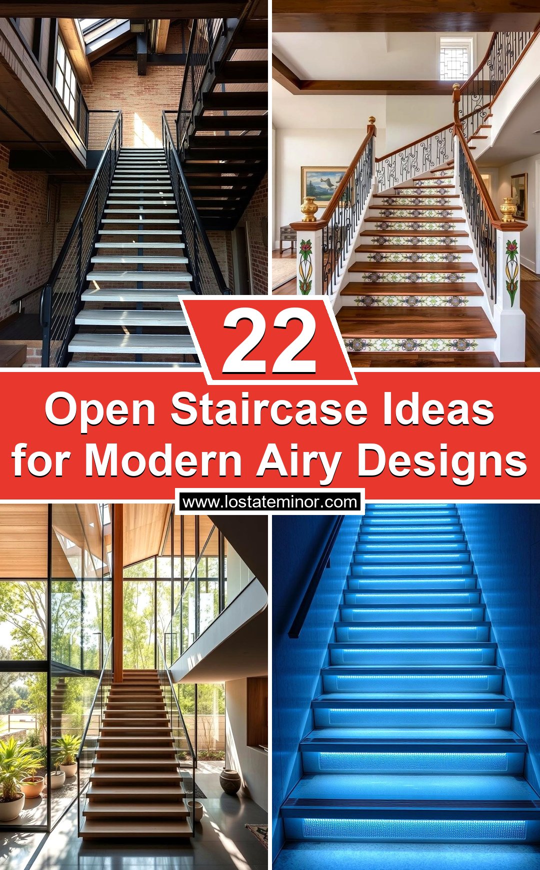 22 Open Staircase Ideas for Modern Airy Designs - Lost At E Minor