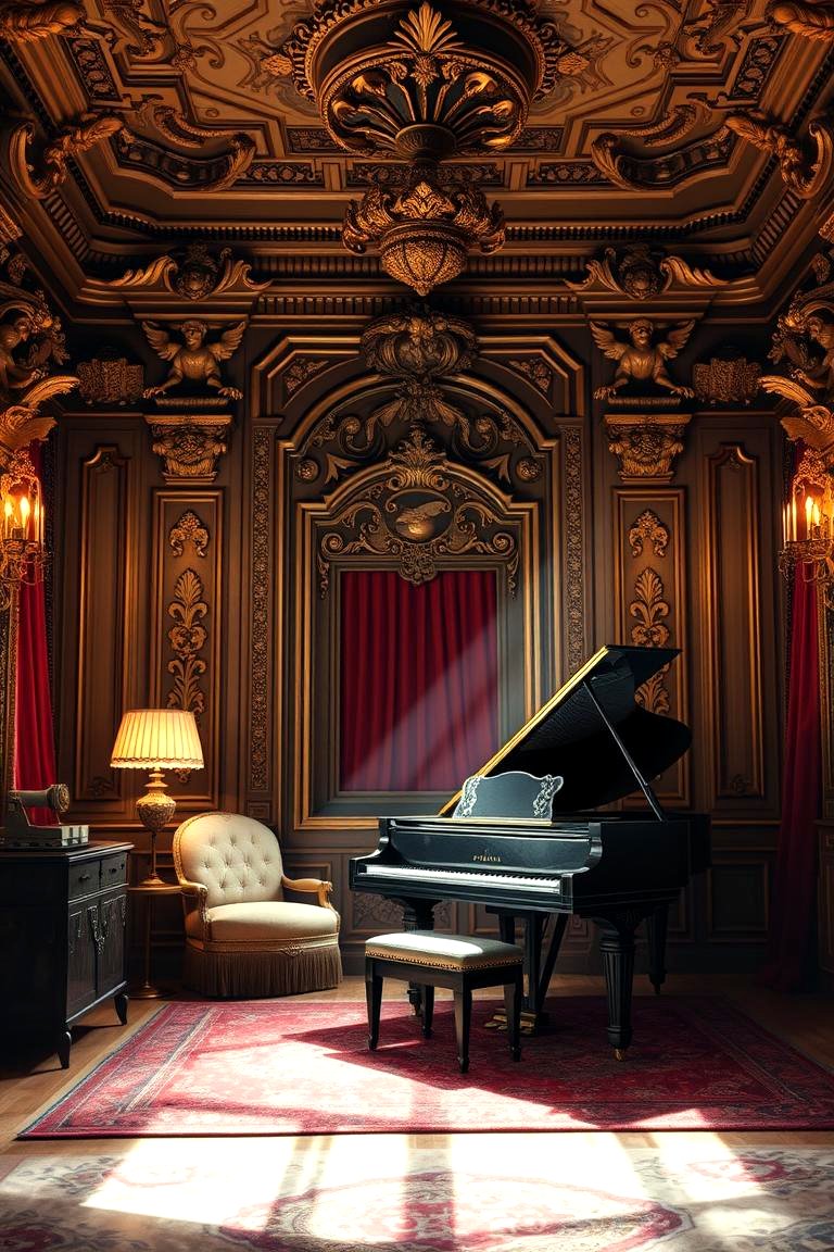22 Piano Room Ideas: Harmonizing Music and Interior Design - Lost At E ...