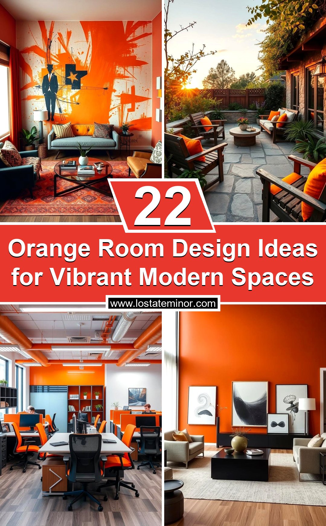 22 Orange Room Design Ideas for Vibrant Modern Spaces - Lost At E Minor