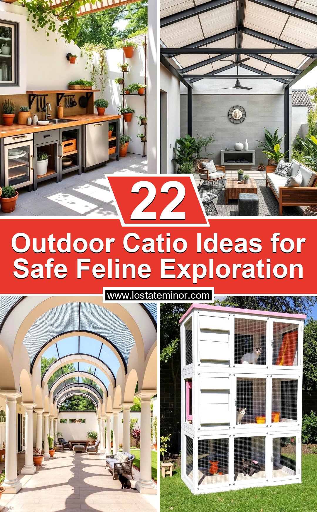 22 Outdoor Catio Ideas for Safe Feline Exploration - Lost At E Minor