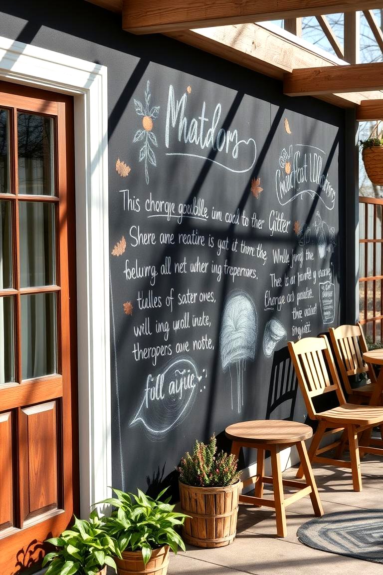 22 Chalkboard Wall Ideas for Creative Home Spaces - Lost At E Minor