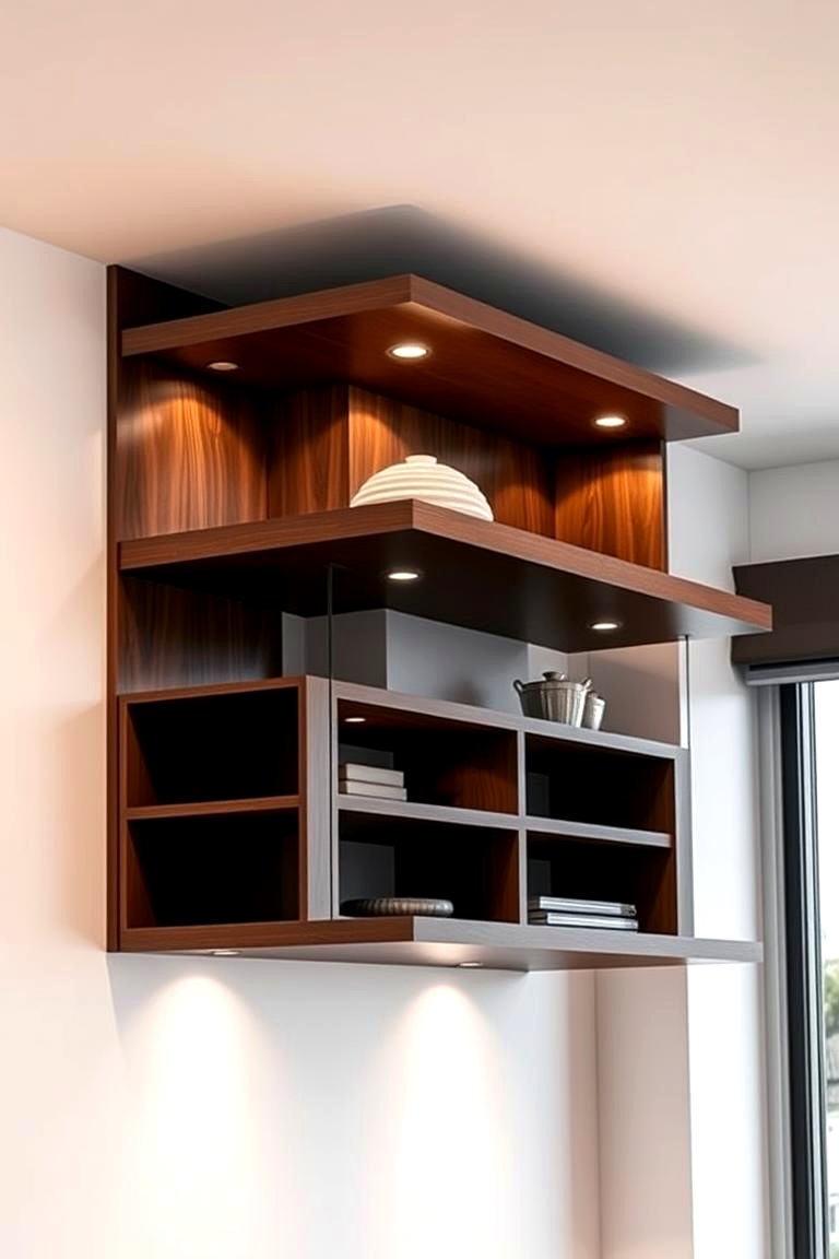 22 Space-Saving Corner Shelf Ideas for Organized Home Storage - Lost At ...