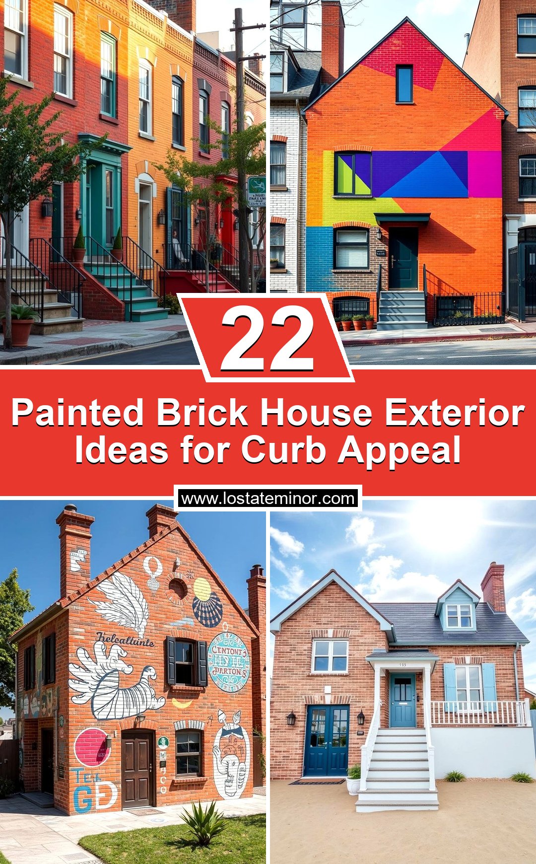 22 Painted Brick House Exterior Ideas for Curb Appeal - Lost At E Minor