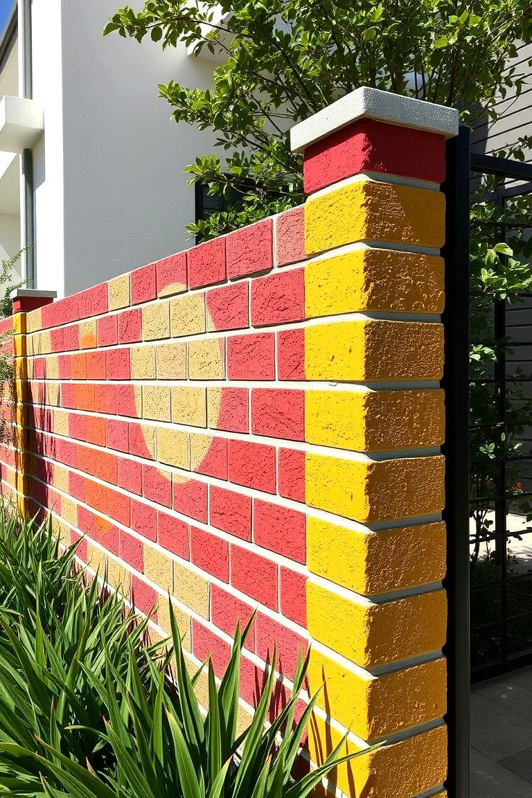 22 Cinder Block Fence Ideas for Durable Outdoor Design - Lost At E Minor