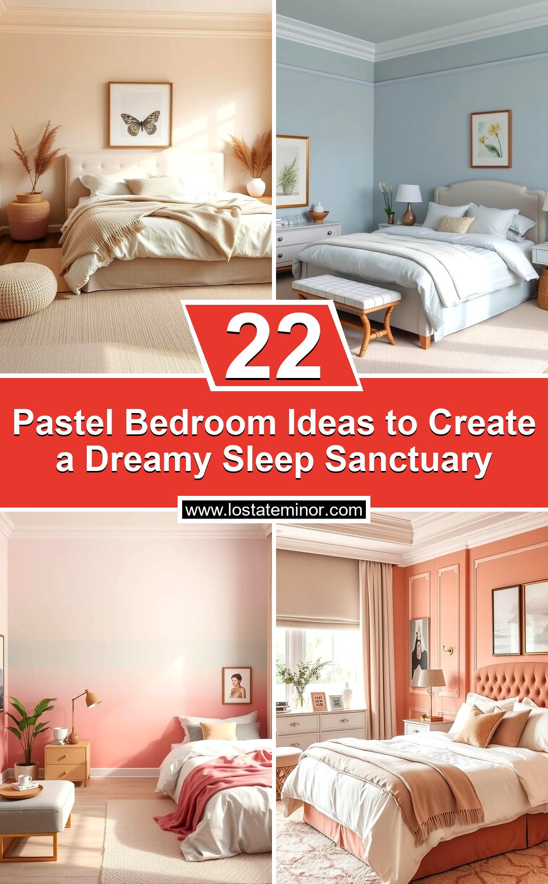22 Pastel Bedroom Ideas to Create a Dreamy Sleep Sanctuary - Lost At E ...