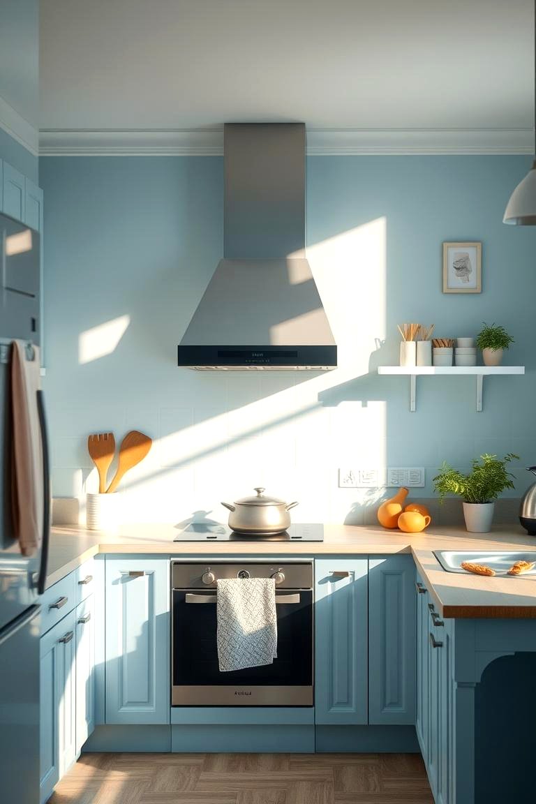 22 Blue French Country Kitchen Design Ideas & Tips - Lost At E Minor