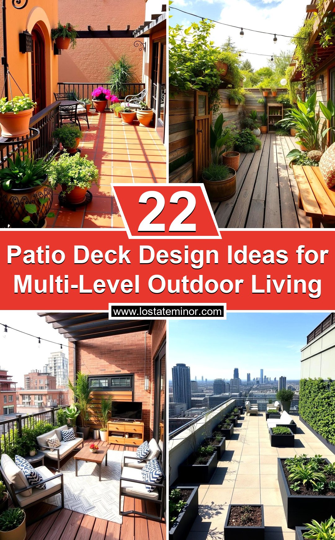 22 Patio Deck Design Ideas for Multi-Level Outdoor Living - Lost At E Minor
