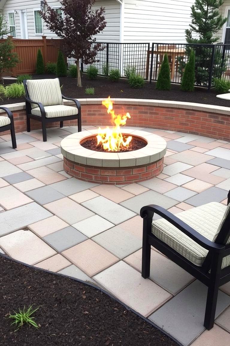 22 Brick Fire Pit Ideas for Year-Round Outdoor Gatherings - Lost At E Minor