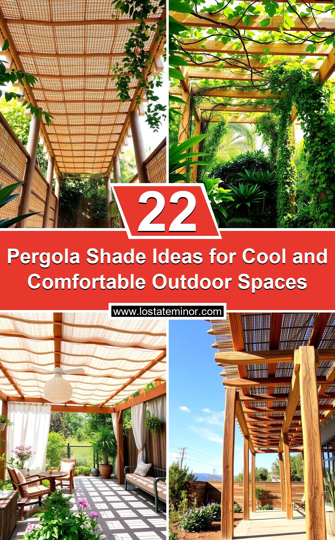 22 Pergola Shade Ideas for Cool and Comfortable Outdoor Spaces - Lost ...